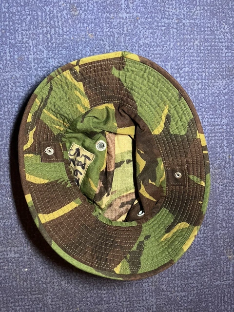 1970/80S DPM CAMO 68 pattern BUSH BOONIE JUNGLE HAT modified FALKLANDS ...