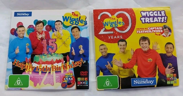 THE WIGGLES 15 & 20 Years Birthday DVDs The Herald Sun 2006 & 2011 $20. ...