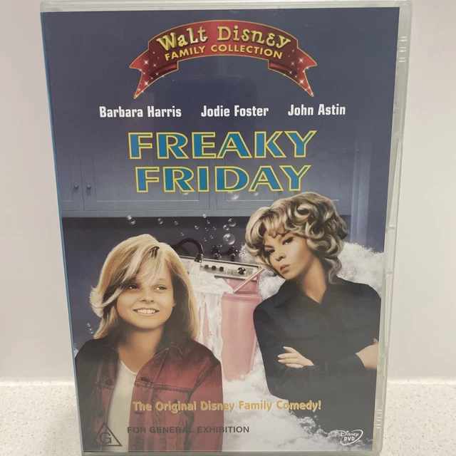 FREAKY FRIDAY BARBARA Harris Jodie Foster DVD Movie R4 Fast Postage £5. ...