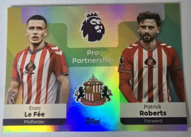 TOPPS PREMIER LEAGUE 2026 PRO PARTNERSHIP LE FEE/ROBERTS Card #370 ...