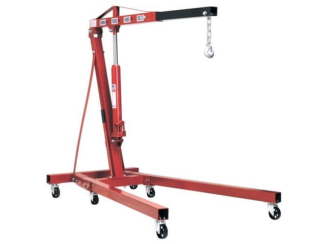 SEALEY 2 TONNE Folding Engine Crane Bottle Jack Lift Type Hydraulic ...