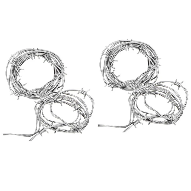 4 PCS PRANK Decorations Wire Chain Props Home Party Barbed Wires £11.99 ...