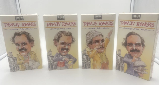 FAWLTY TOWERS: THE Complete Collection 4 Tape VHS BBC Video Box Set EUR ...