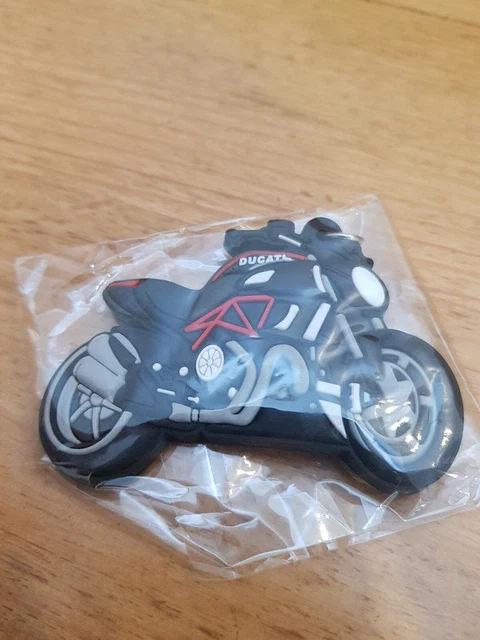 DUCATI DIAVEL DEVIL 2D Rubber Keychain motorcycle motorbike bike key ...