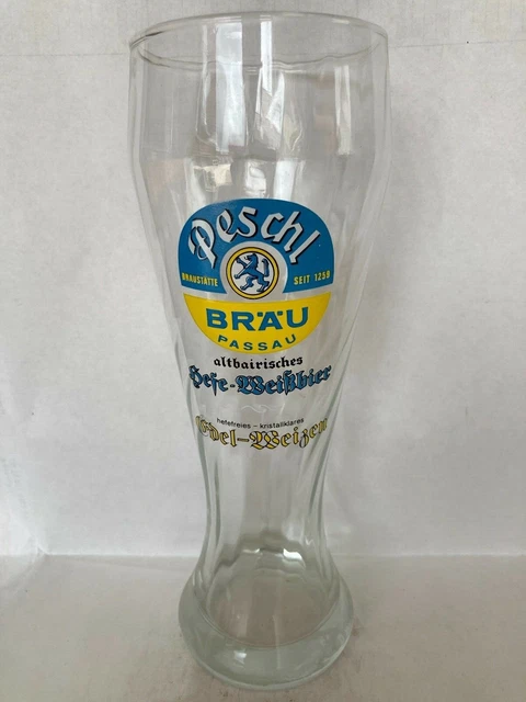 ALTES WEIZEN-/WEISSBIERGLAS, BRAUEREI Peschl-Bräu, Passau, +2008 EUR 5 ...