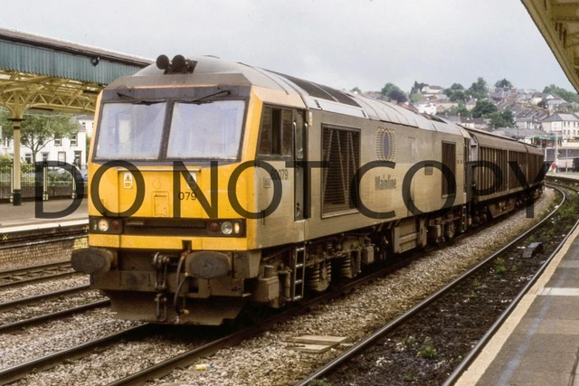 UK DIESEL TRAIN Railway Photograph Of Class 60 60079 Loco. Rm60-403 £1. ...