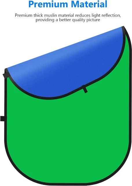 NEEWER BACKGROUND BACKDROP Green Screen Blue Screen Foldable For Photo ...