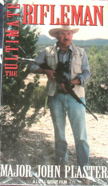 THE ULTIMATE RIFLEMAN VHS Major John Plaster Rifle Learn How to Shoot ...