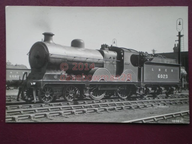 POSTCARD RP LNER Ex Gcr Robinson Class D9 4-4-0 6023 £1.25 - PicClick UK