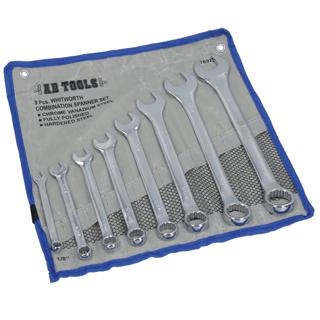 BRITISH WHITWORTH BSW Combination Wrench Spanner Open Ended / Ring ...
