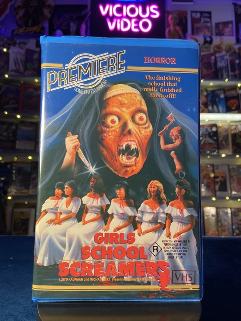 GIRL SCHOOL SCREAMERS VHS Premiere Absolute Minta £181.33 - PicClick UK