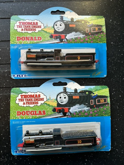 ERTL THOMAS THE Tank Engine And Friends - DONALD And DOUGLAS £58.00 ...