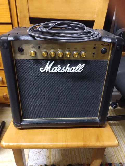 MARSHALL MG15GR GUITAR Combo Amplifer with Reverb, Practice Amp £67.00 ...