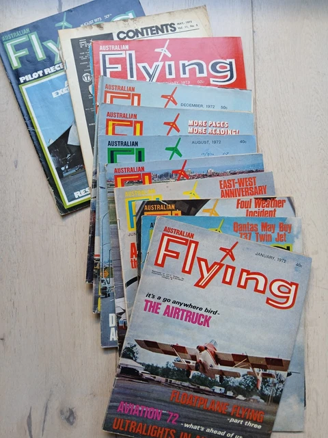 VINTAGE AUSTRALIAN FLYING magazines $27.20 - PicClick AU