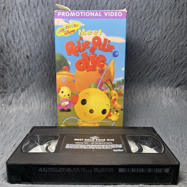 MEET ROLIE POLIE Olie Playhouse Disney VHS 2000 Promotional Video Promo ...