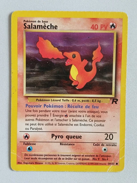 CARTE POKÉMON FRANCAIS Salamèche (TR 50) Team Rocket BEND [POOR] 24.05 ...