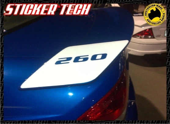 PAIR OF FPV Ba Bf Rear Wing Sticker Decal Suits Ford Falcon Boss 260 ...