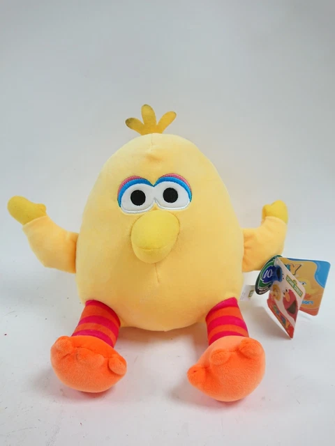 SESAME STREET SQUISHY Podgies Big Bird Plush Toy Soft Cuddly 10in £4.99 ...