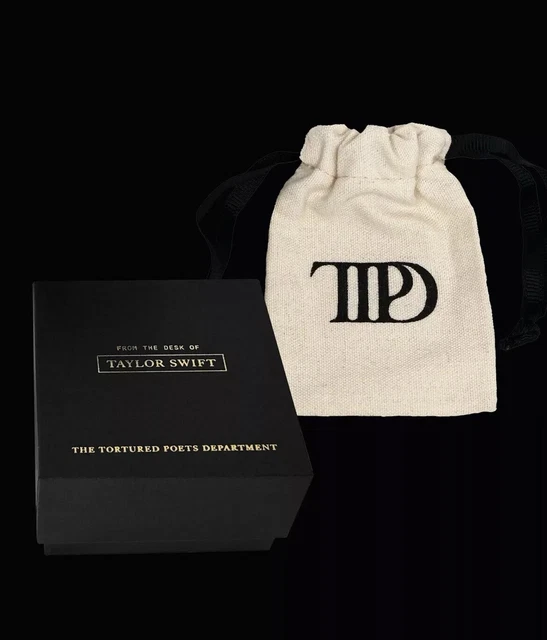 TAYLOR SWIFT THE Tortured Poets Department Size 5 Gold Plated Ring TTPD ...