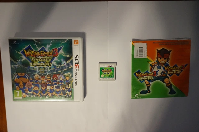 INAZUMA ELEVEN 3 Lightning Bolt per Nintendo 3DS PAL Level5 Scatola ...