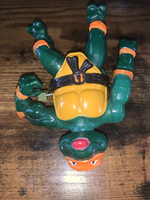 VINTAGE TMNT WACKY Action Michelangelo Complete Good Condition Damaged ...