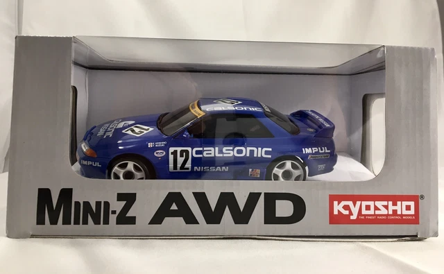 KYOSHO MINI-Z AWD CALSONIC SKYLINE R32 GT-R 1990 #12 MA-020 32618CS ...
