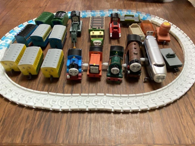 THOMAS FRIENDS CAPSULE Plarail Merge Rusty Peter Sam Hurricane Gacha ...