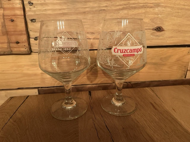 CRUZ CAMPO PINT Beer Glass Pack Of Two £12.94 - PicClick UK