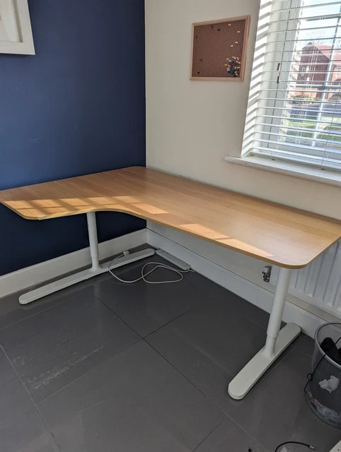 IKEA BEKANT CORNER desk £40.00 - PicClick UK