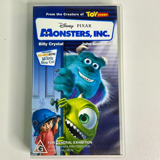 DISNEY PIXAR MONSTER'S Inc VHS Blue Tape Tested Tracked Postage £11.51 ...