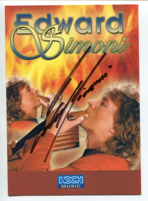 EDWARD SIMONI NO. 3 AUTOGRAMMKARTE mit orig. Unterschrift EUR 1,00 ...