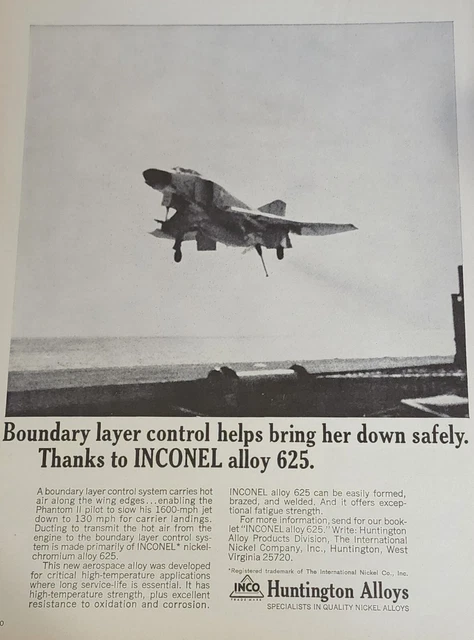 MCDONNELL DOUGLAS PHANTOM Jet Aircraft Magazine Ad Aviation 1968 ...