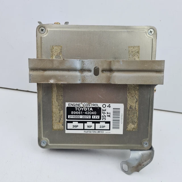 TOYOTA RAV4 ECU Engine Control Unit 3S-FE 89661-42040 1997 $60.85 ...