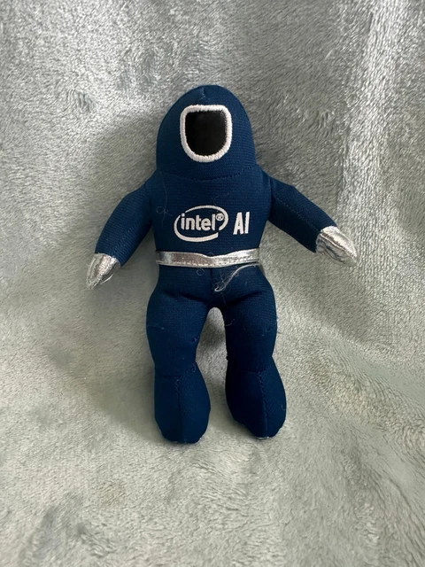 RARE VINTAGE INTEL AI soft toy plush small £19.99 - PicClick UK