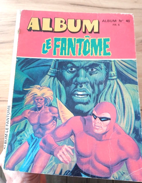ALBUM LE FANTOME PHANTOM n° 40 avec 411.412.413.414 de 1972 les ...