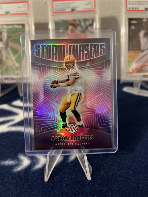 AARON RODGERS 2021 Mosaic Storm Chasers ÉTUI SSP HIT Packers Jets EUR ...