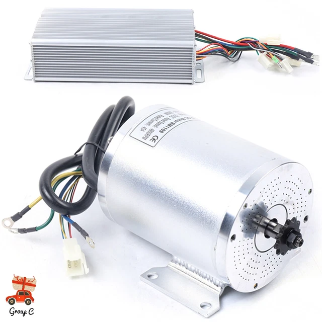 72V 3000W ELECTRIC Brushless DC Motor Kit BLDC Motor Controller For e ...