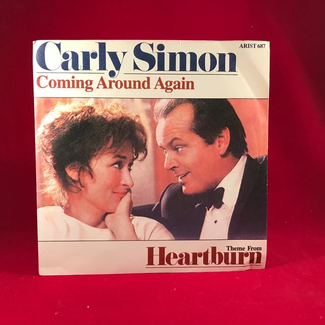 CARLY SIMON COMING Around Again 1986 UK 7" Vinyl Single 45 Heartburn ...