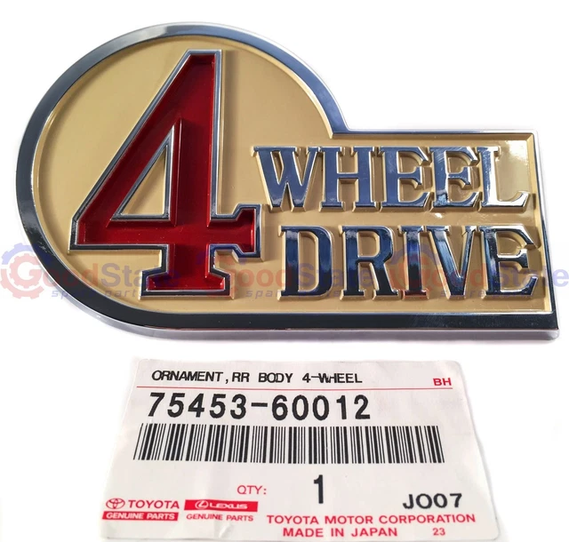 GENUINE TOYOTA LANDCRUISER 40 Series FJ BJ Rear Emblem Badge 4 Wheel ...