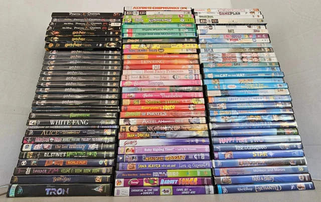 WHOLESALE LOT 50+ DVDs Kids & Family Children's Baby Pixar Disney ...
