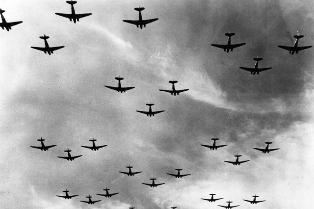WW2 - AVIATION - "Dakota" formation in the French sky in 1944 £1.64 ...