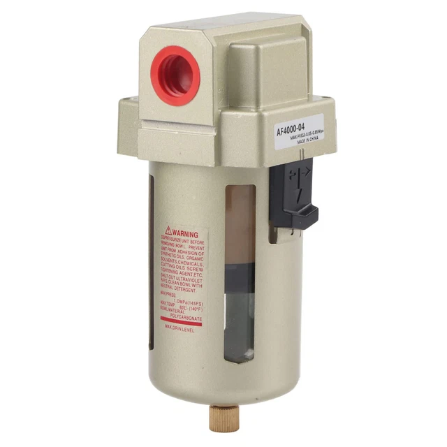 COMPRESSED INLINE MOISTURE Trap Water Separator Filter 1/2" AF4000-04 ...