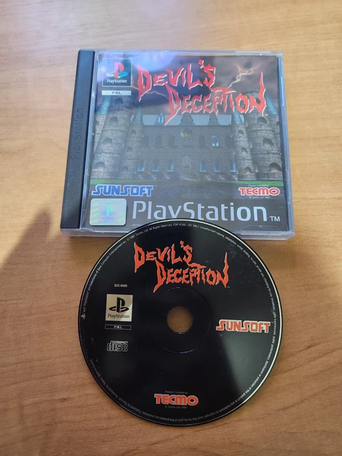 DEVIL'S DECEPTION PS1 PlayStation One Game - RARE Black Label PAL UK £ ...