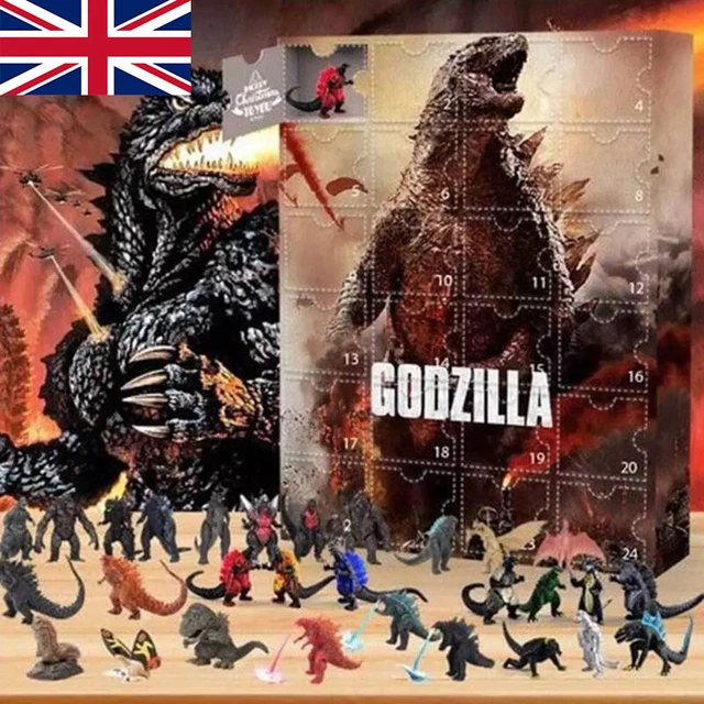 2024 GODZILLA ADVENT Calendar Blind Box Action Figure Model Toy Xmas ...