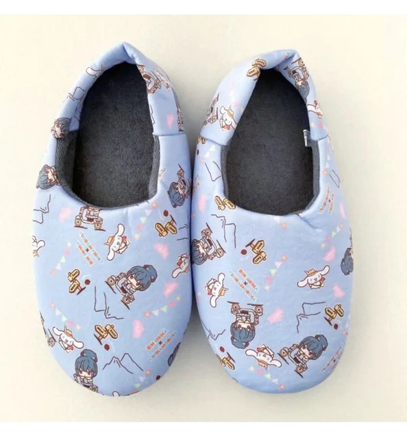 YURUCAMP X SANRIO Rin Shima Cinnamoroll Room Cover , Movie Slippers ...