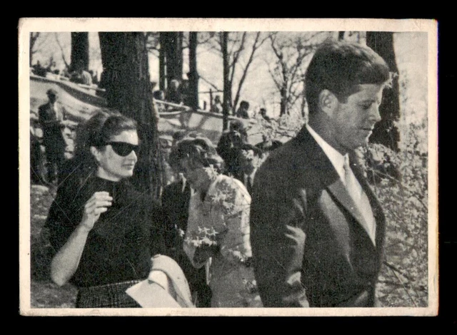 1964 TOPPS JOHN F. Kennedy #23 Président et Mme JFK. GD EUR 2,74 ...