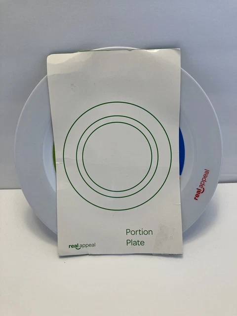 REAL APPEAL PORTION Plate NEW! Portion Control Weight Loss Balanced ...