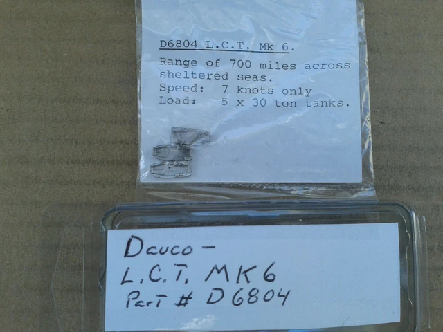 DAVCO MINIATURES ÉCHELLE 1-3000 - WWII LCT MK 6 EUR 9,02 - PicClick FR