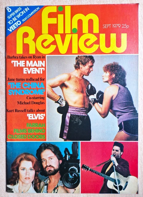 FILM REVIEW MAGAZINE Sept 1979 James Bond Farrah Fawcett Elvis Michael ...