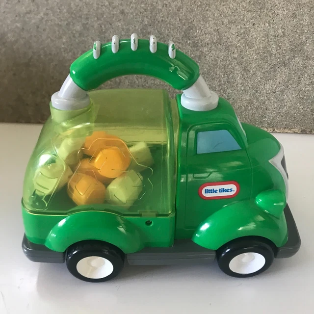 LITTLE TIKES POP Haulers Rey Recycler Push Along Toy Truck Van Carry ...